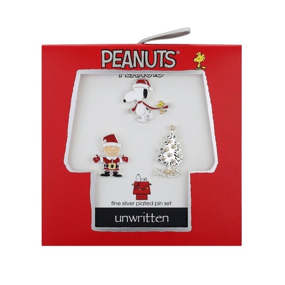 Unwritten | Jewelry | Peanuts Snoopy Charlie Brown Lapel Pins Set Of 3 ...